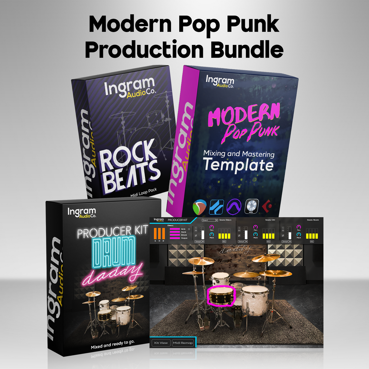 Modern Pop Punk Mix & Master DAW Template